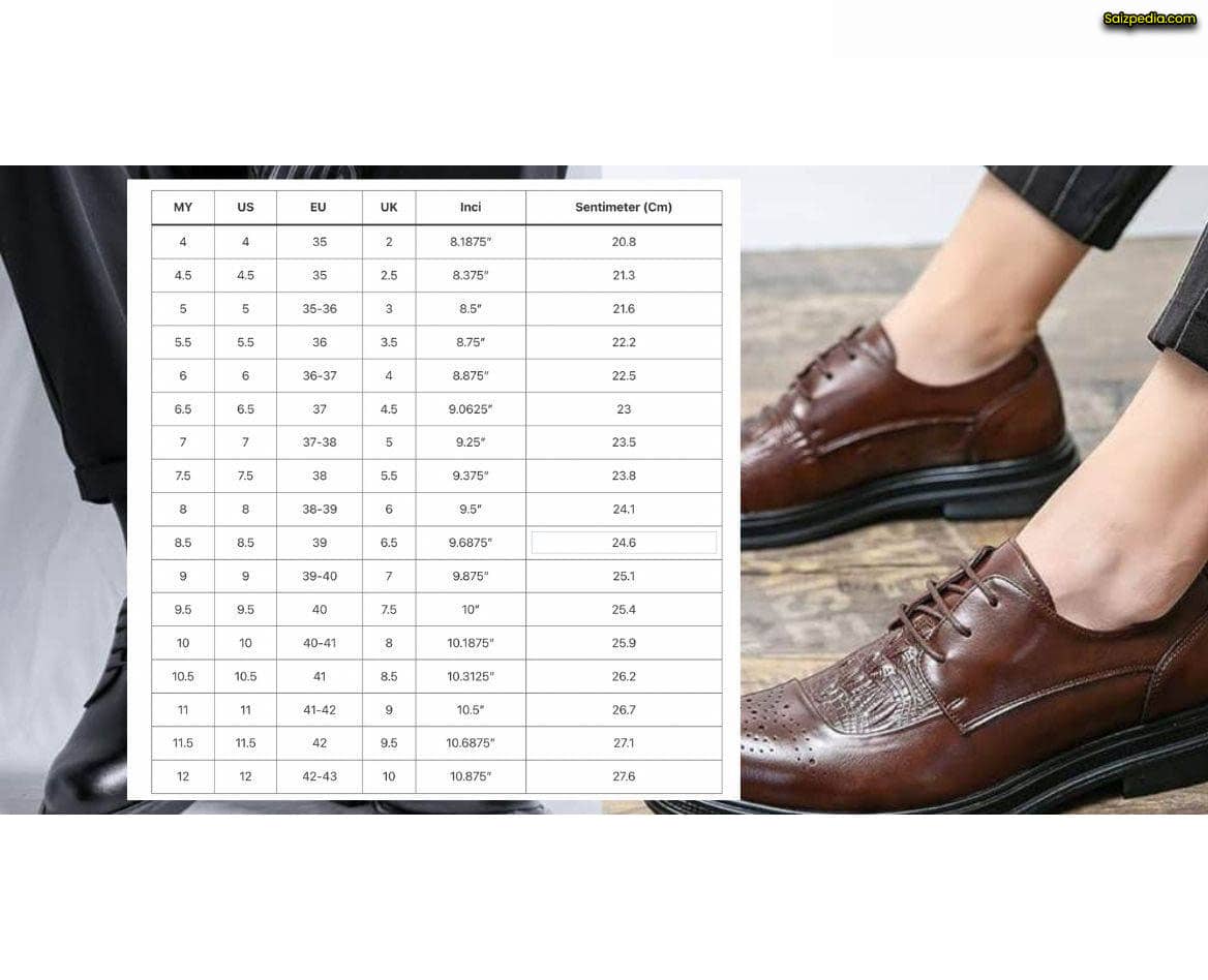 Saiz Kasut US: Panduan Lengkap dan Cara Ukur